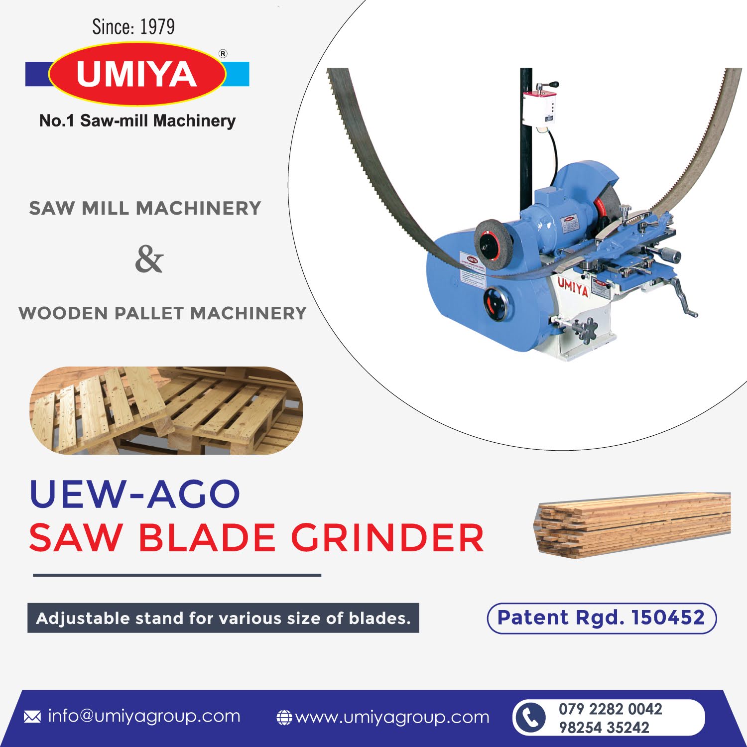 Automatic Band Saw Blade Grinder Manufacturer in Ahmedabad - UEW